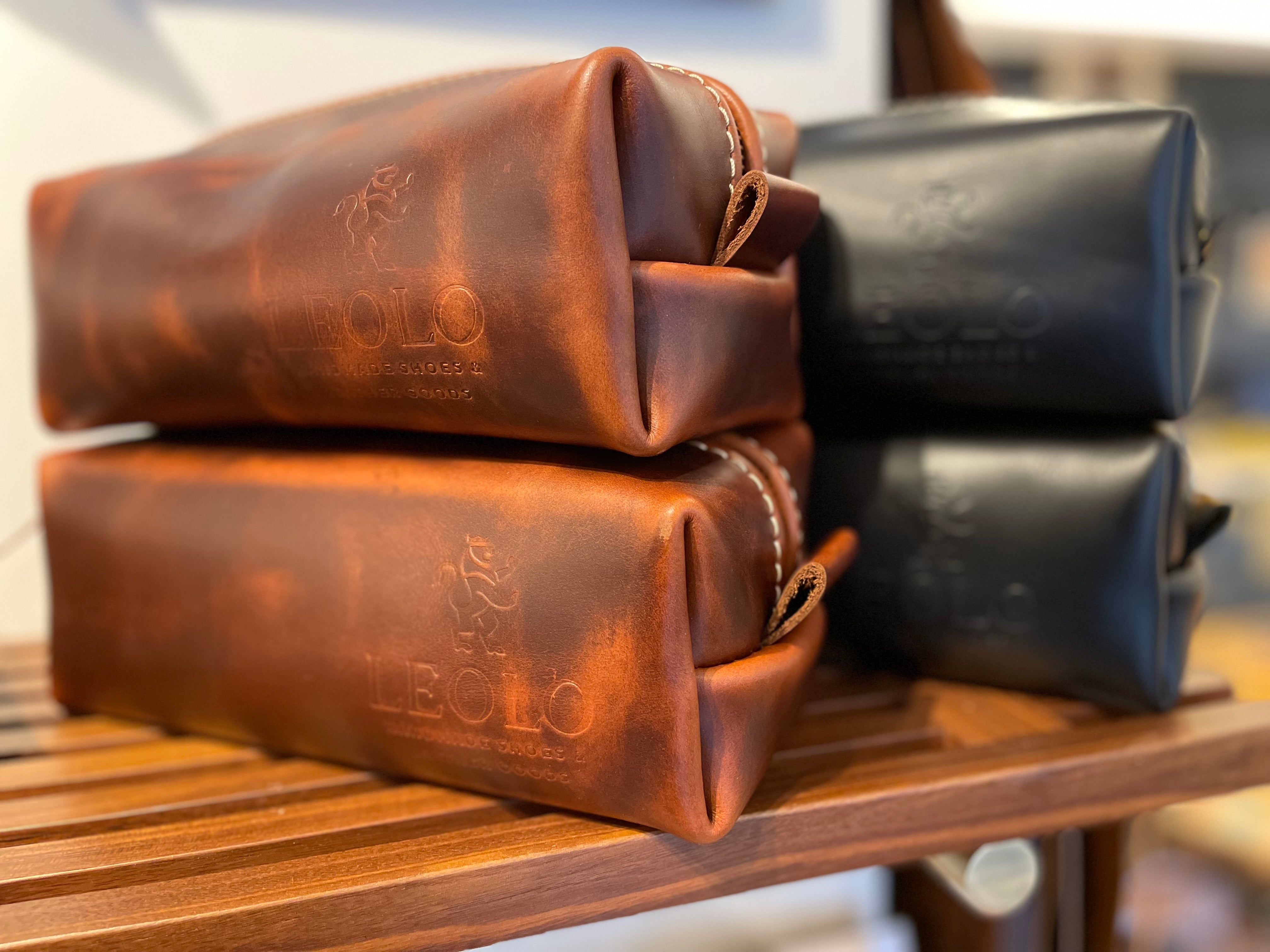 Leolo Leather Dopp Kit – Leolo Shoes